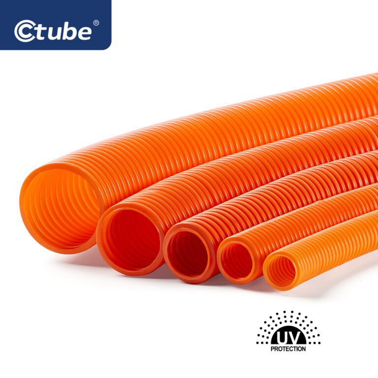 Ctube 20-50mm X 25-50m Heavy Duty Solar Flexible Electrical Corrugated ...