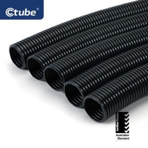 Ctube Corrugated Flexible Conduit Electrical PVC Wiring Pipe For Cable ...