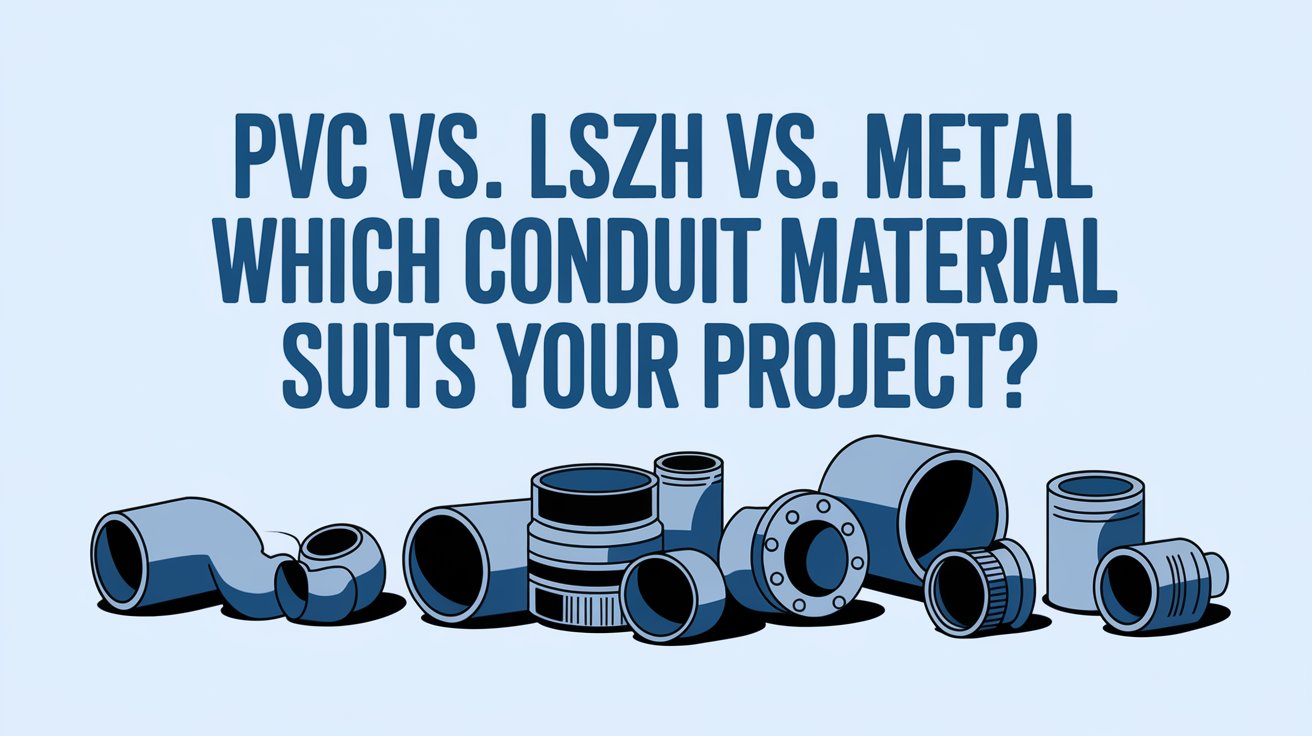 PVC Vs. LSZH Vs. Metal Which Conduit Material Suits Your Project | Ctube