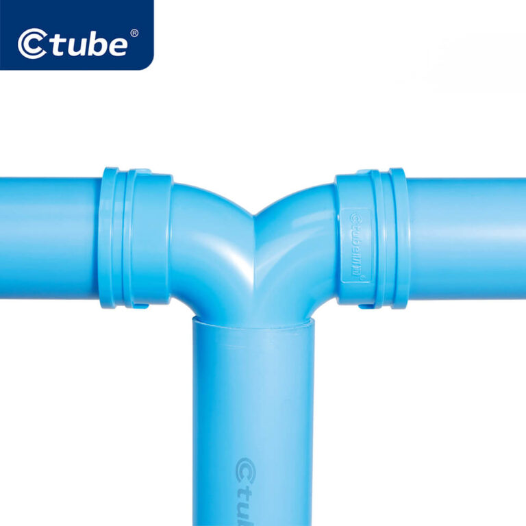 UPVC Plumbing Wye Fitting Y Tee Connector