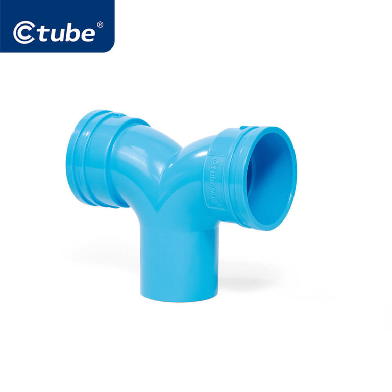 UPVC Plumbing Wye Fitting Y Tee Connector