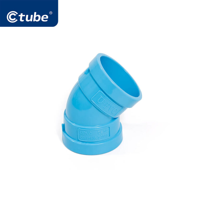 45° UPVC Drainage Elbow For Water & Waste Systems