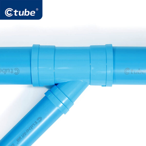 UPVC 45° Reducing Wye Tee For Plumbing & Drainage Systems