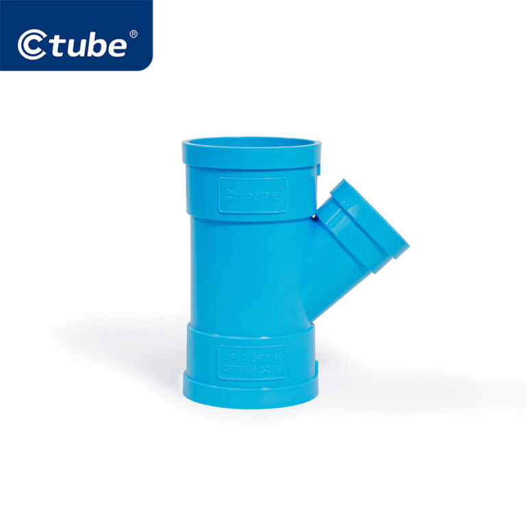 UPVC 45° Reducing Wye Tee For Plumbing & Drainage Systems